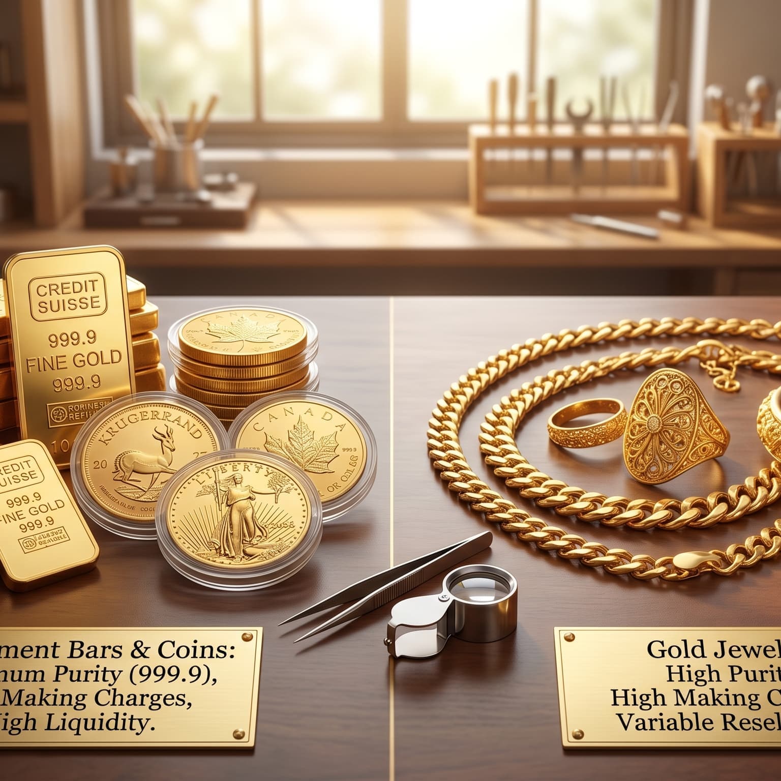 A Beginner's Guide to Investing in Gold: Bars vs. Jewelry | Vilva Gold ...